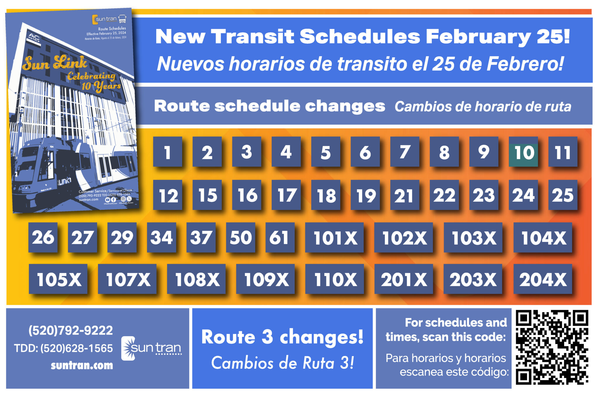New Transit Schedules for Sun Tran, Sun Express & Sun Shuttle - Sun Tran
