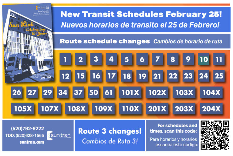 New Transit Schedules for Sun Tran, Sun Express & Sun Shuttle - Sun Tran