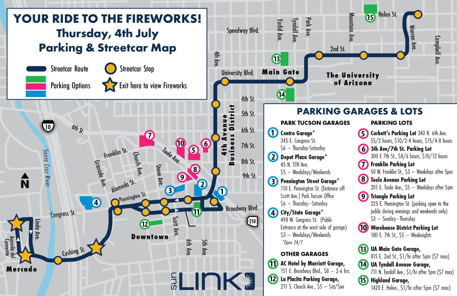 Fourth of July Transit Schedules - Sun Tran