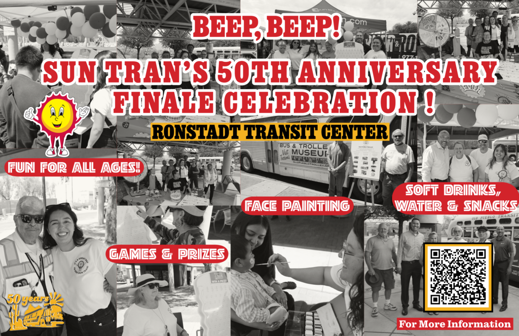 Sun Tran 50th Anniversary Celebration, September 19! - Sun Tran